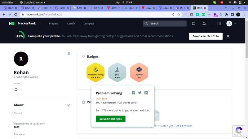 Rohan D. on LinkedIn: #dsa #algorithms #java #hackerrank #leetcode # ... Rohan D. on LinkedIn: #dsa #algorithms #java #hackerrank #leetcode # ...