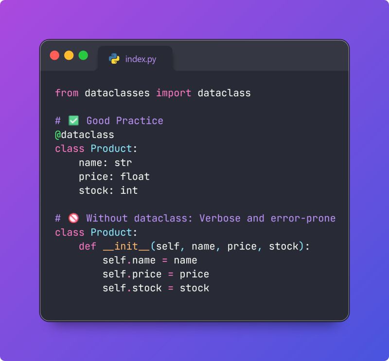 Pravin Pandit on LinkedIn: 💡 Simplify Your Python Classes with ... Pravin Pandit on LinkedIn: 💡 Simplify Your Python Classes with ...