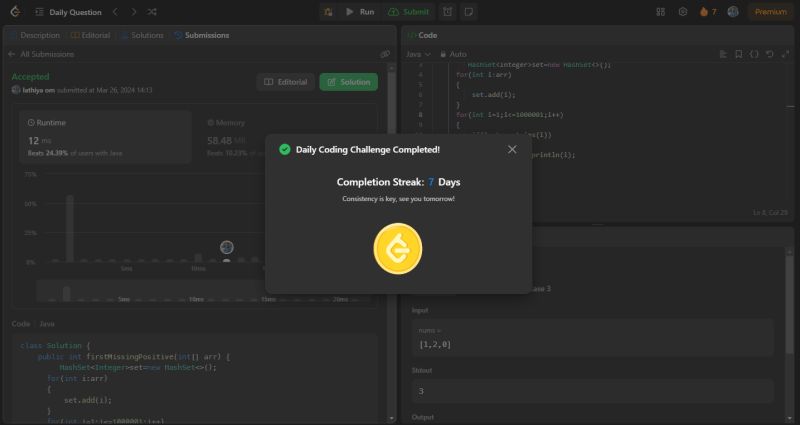 #leetcodechallenge #array #problem #hard | om lathiya #leetcodechallenge #array #problem #hard | om lathiya