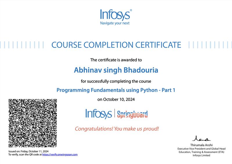 Abhinav Singh Bhadouria on LinkedIn: #python #programming # ... Abhinav Singh Bhadouria on LinkedIn: #python #programming # ...