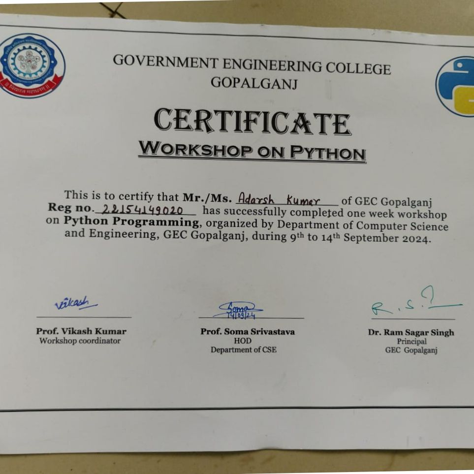 #python #ai #machinelearning #gecgopalganj #workshopexperience ... #python #ai #machinelearning #gecgopalganj #workshopexperience ...