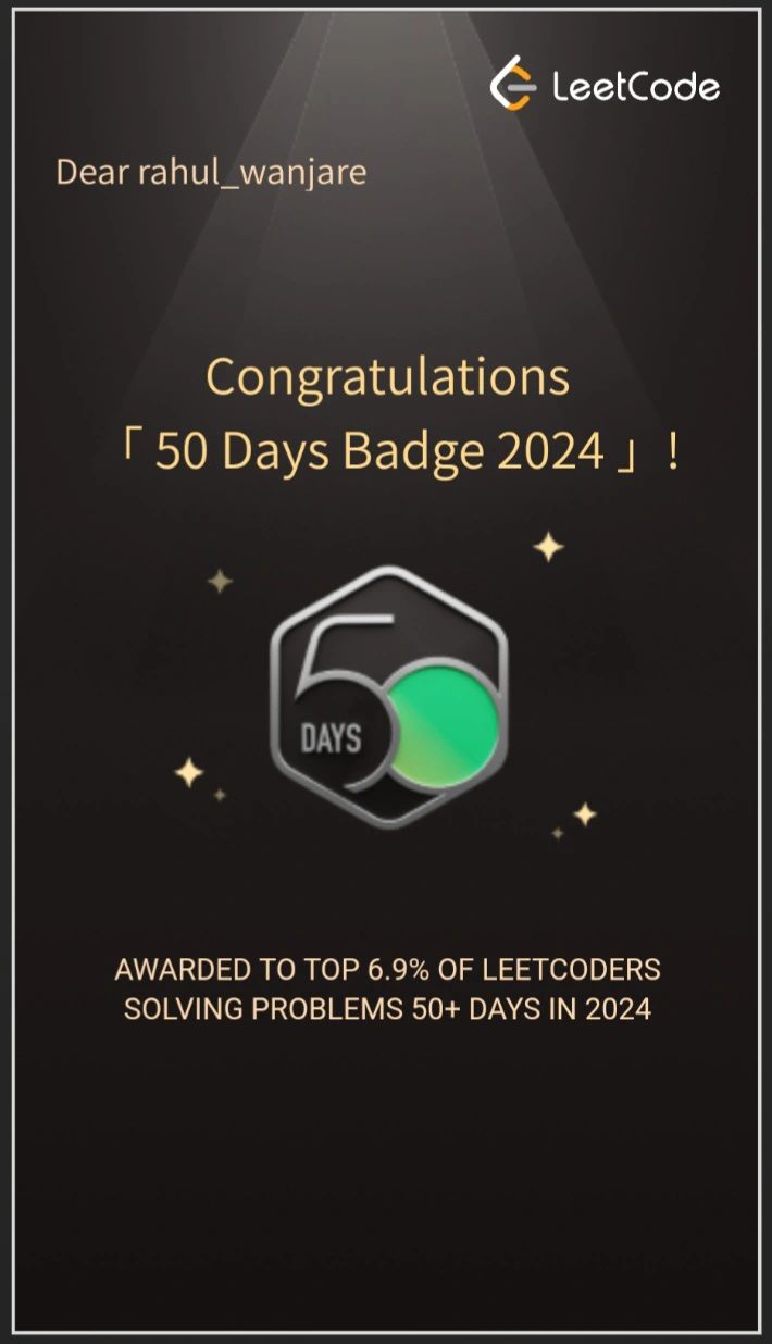 Rahul Wanjare on LinkedIn: #leetcode #coding #programming #dsa # ... Rahul Wanjare on LinkedIn: #leetcode #coding #programming #dsa # ...