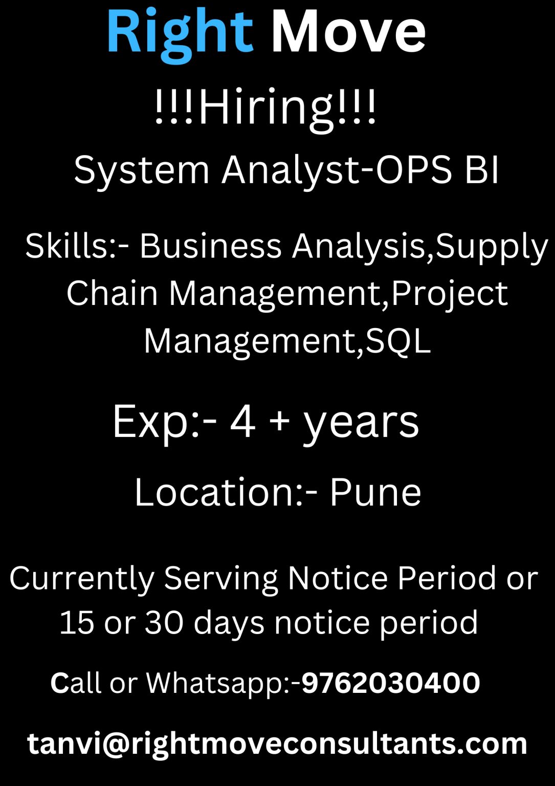 Tanvi P on LinkedIn: #businessanalysis #sql #supplychainmanagement # ... Tanvi P on LinkedIn: #businessanalysis #sql #supplychainmanagement # ...