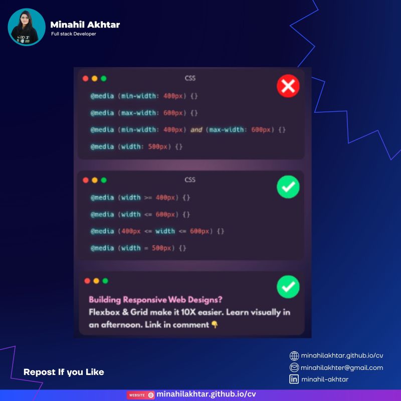 Simplify CSS with New Media Query Syntax ๐ก CSS media queries just ... Simplify CSS with New Media Query Syntax ๐ก CSS media queries just ...