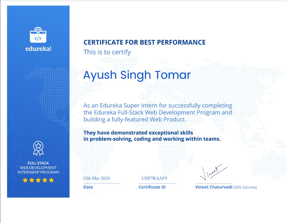 Ayush Singh Tomar on LinkedIn: #webdevelopment #edureka # ... Ayush Singh Tomar on LinkedIn: #webdevelopment #edureka # ...