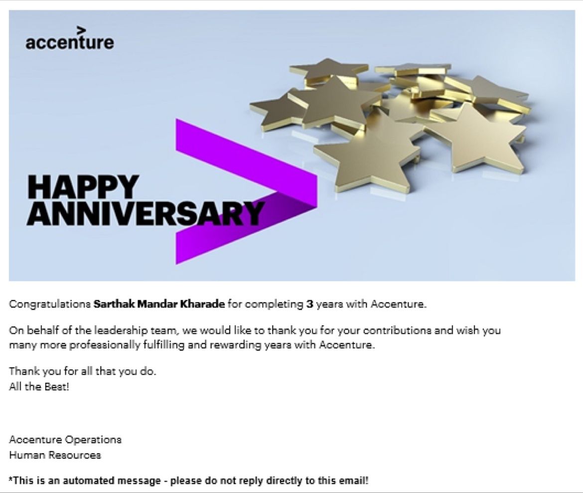 Sarthak Kharade on LinkedIn: #accentureindia | 13 comments Sarthak Kharade on LinkedIn: #accentureindia | 13 comments