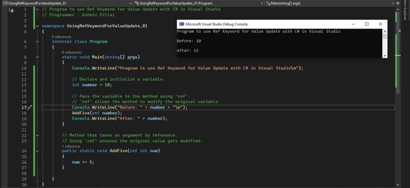 Ashwin Ajikumar Pillai on LinkedIn: #dotnet #csharp #programming # ... Ashwin Ajikumar Pillai on LinkedIn: #dotnet #csharp #programming # ...