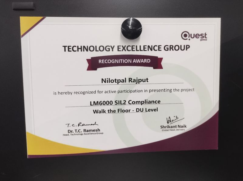 Nilotpal Govind Rajpoot on LinkedIn: Got the recognition award and gift ... Nilotpal Govind Rajpoot on LinkedIn: Got the recognition award and gift ...