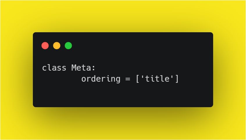 Babatunde Emmanuel on LinkedIn: #django #python #webdev #dataorganization Babatunde Emmanuel on LinkedIn: #django #python #webdev #dataorganization