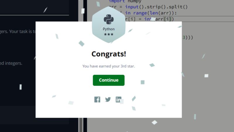 Akash Singh on LinkedIn: #hackerrank #python Akash Singh on LinkedIn: #hackerrank #python