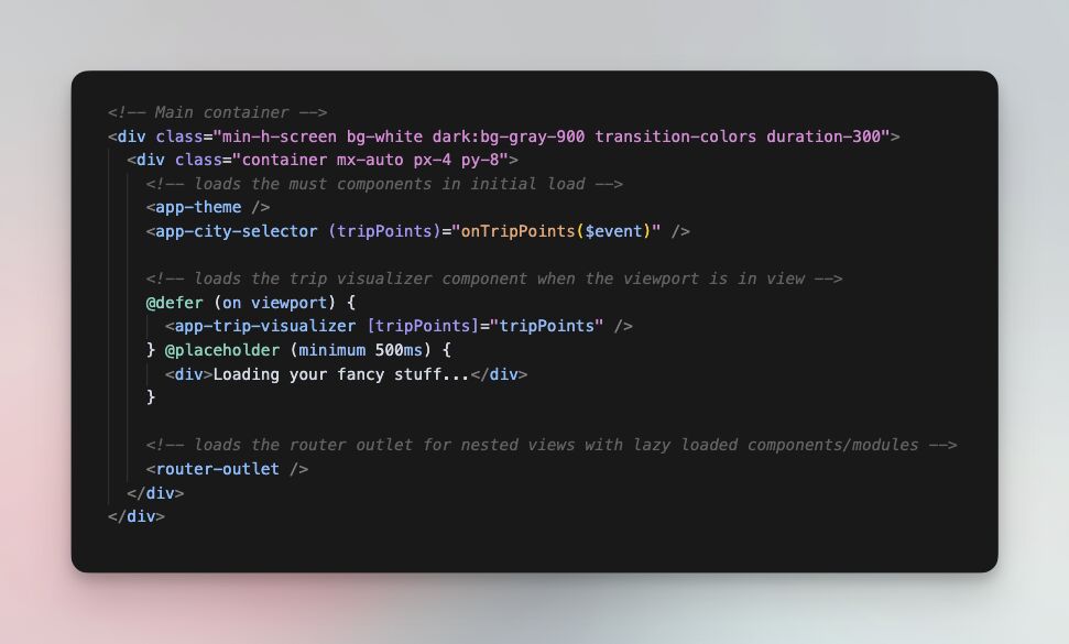 You must know about lazy loading? Smaller bundle size. It just loads ... You must know about lazy loading? Smaller bundle size. It just loads ...