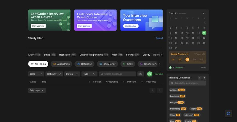 New features of LeetCode: | Soumyadeep Ghosh New features of LeetCode: | Soumyadeep Ghosh