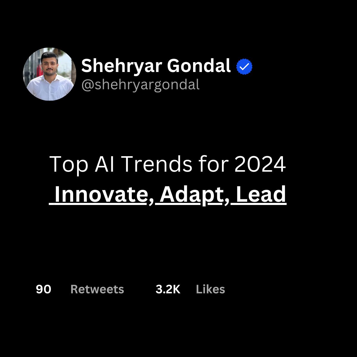 Shehryar Gondal on LinkedIn: The Top Trends in AI and Data Science for ... Shehryar Gondal on LinkedIn: The Top Trends in AI and Data Science for ...