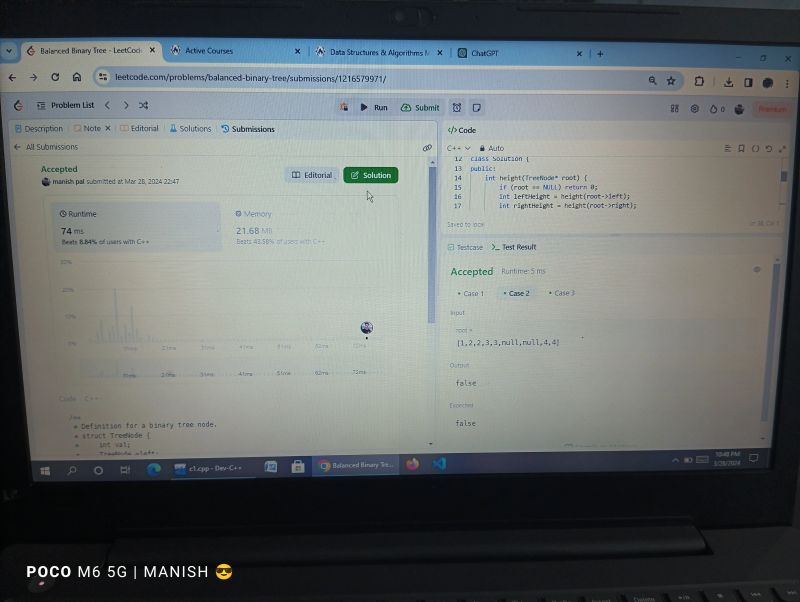 Manish Pal on LinkedIn: Sharpening my coding skills with some LeetCode ... Manish Pal on LinkedIn: Sharpening my coding skills with some LeetCode ...