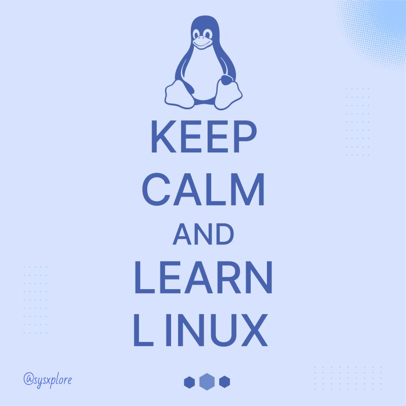 Valentine (Traw) Nachi on LinkedIn: KEEP CALM AND LEARN LINUX 🐧 Valentine (Traw) Nachi on LinkedIn: KEEP CALM AND LEARN LINUX 🐧