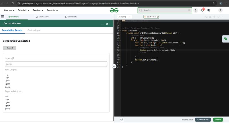 #java #stringpattern #codingpractice #100daysofcode #learntocode ... #java #stringpattern #codingpractice #100daysofcode #learntocode ...