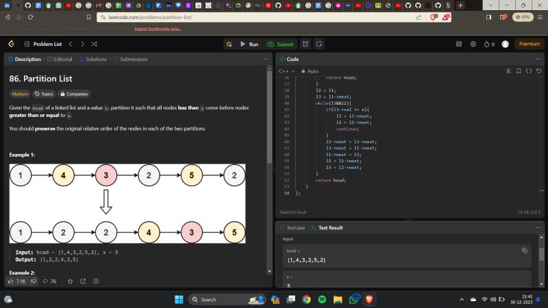 Harsh Kotiwale on LinkedIn: #dsa #leetcode #github #consistence Harsh Kotiwale on LinkedIn: #dsa #leetcode #github #consistence