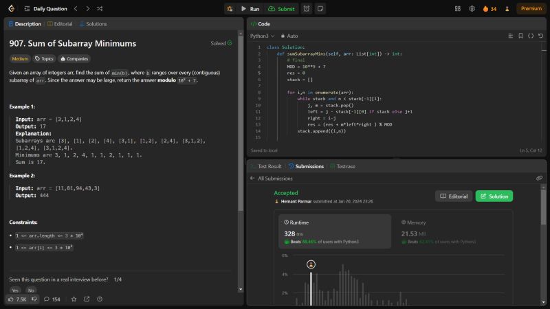 Hemant Parmar on LinkedIn: #100daysofcode #drgviswanathan #leetcode # ... Hemant Parmar on LinkedIn: #100daysofcode #drgviswanathan #leetcode # ...