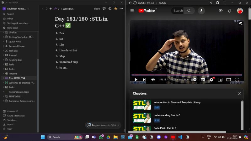 Shubham Kumar Jha on LinkedIn: #180daysofcode #cplusplus #stl # ... Shubham Kumar Jha on LinkedIn: #180daysofcode #cplusplus #stl # ...
