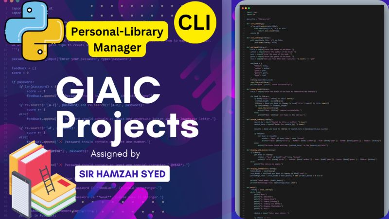#giaic #python #librarymanagement #coding #automation #datahandling ... #giaic #python #librarymanagement #coding #automation #datahandling ...