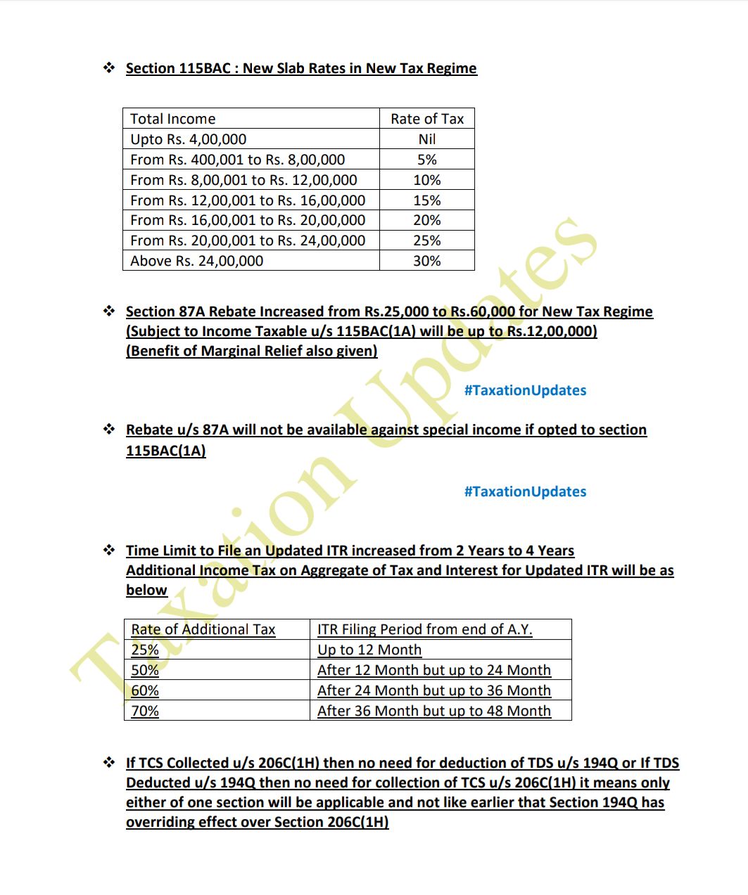 Taxation Updates (CA Mayur J Sondagar) on LinkedIn: #budget2025 # ... Taxation Updates (CA Mayur J Sondagar) on LinkedIn: #budget2025 # ...
