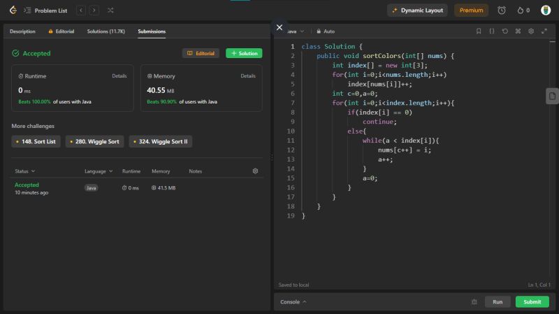 How to solve Sort Colors problem on LeetCode | Suman Bhattacharya ... How to solve Sort Colors problem on LeetCode | Suman Bhattacharya ...