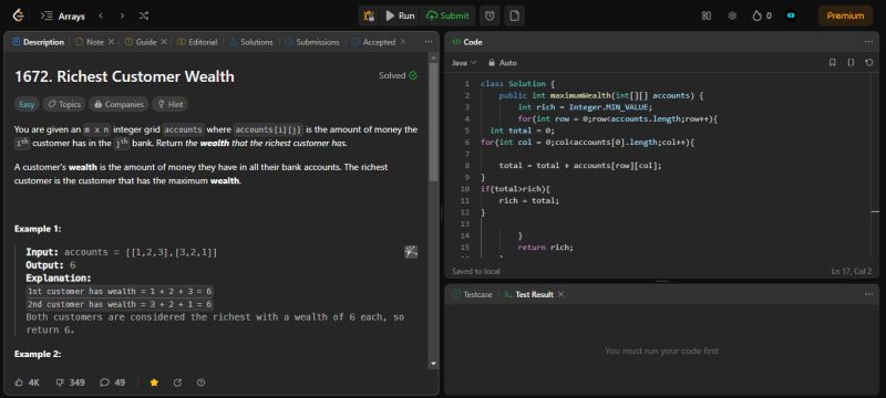 Solved 2 Leetcode problems with DSA | Zeyan Naveed posted on the topic ... Solved 2 Leetcode problems with DSA | Zeyan Naveed posted on the topic ...