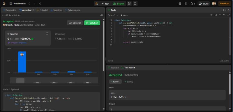 #100daysofcode #dsa #leetcode #problemsolving #prefixsum #keeplearning ... #100daysofcode #dsa #leetcode #problemsolving #prefixsum #keeplearning ...