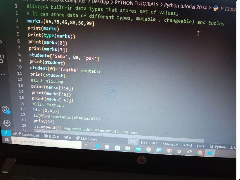 Safa Gul on LinkedIn: #python #lists #tuples #programming # ... Safa Gul on LinkedIn: #python #lists #tuples #programming # ...
