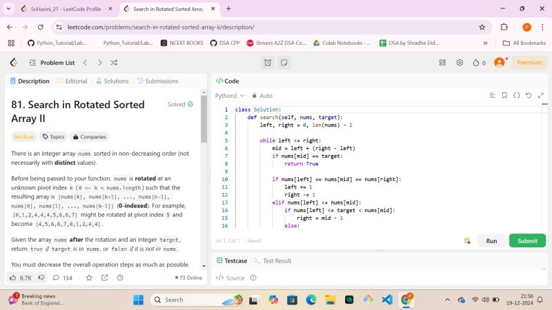 Sri Hasini Parsa on LinkedIn: #100daysofcode #leetcode #dsa # ... Sri Hasini Parsa on LinkedIn: #100daysofcode #leetcode #dsa # ...