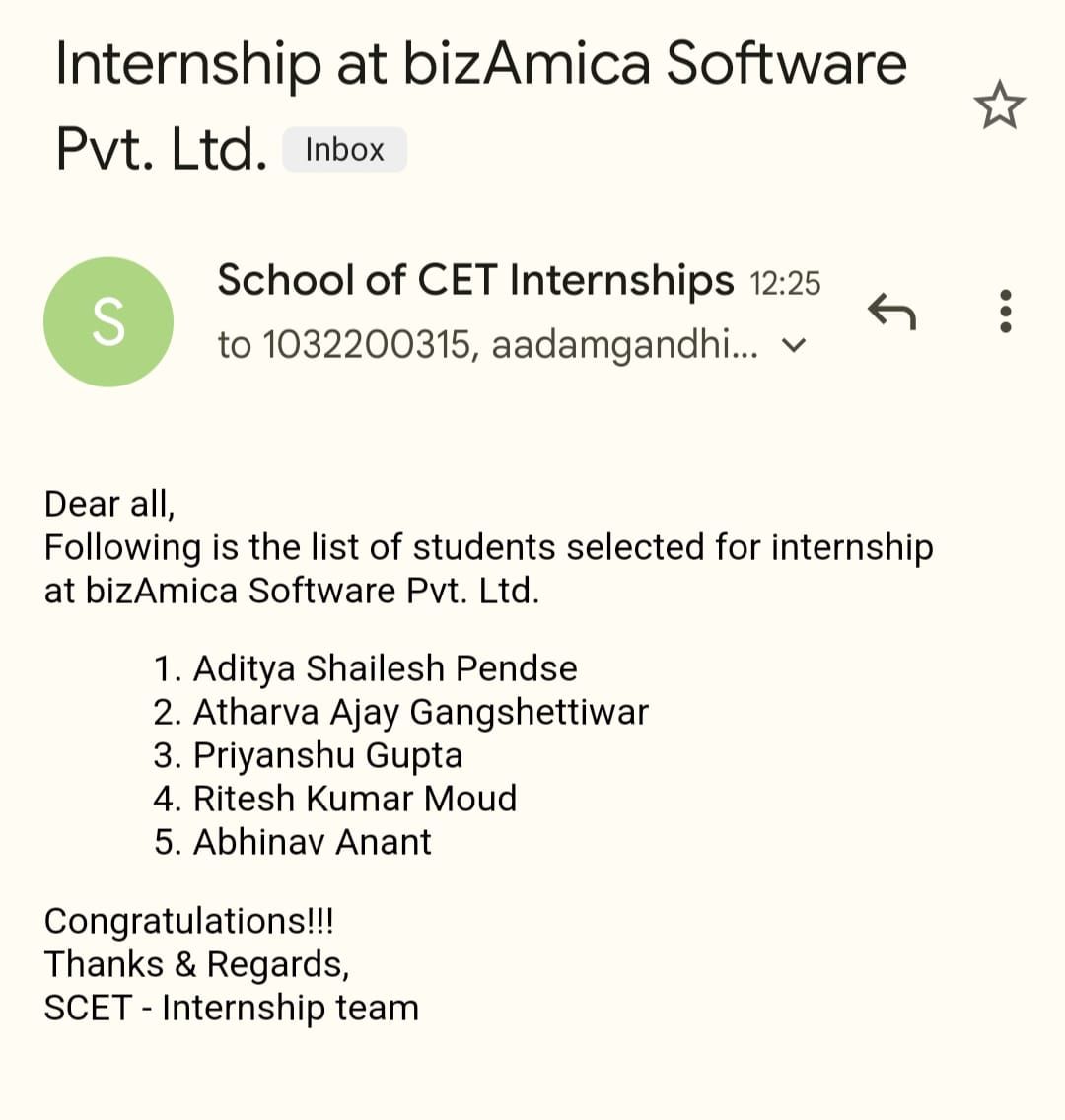 Atharva Gangshettiwar on LinkedIn: #internshipaccepted #newbeginnings # ... Atharva Gangshettiwar on LinkedIn: #internshipaccepted #newbeginnings # ...