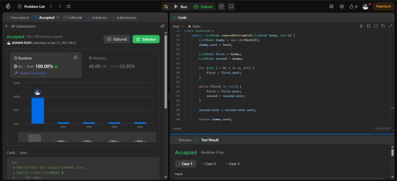 #100daysofcode #problemsolving #leetcode #datastructures #linkedlist # ... #100daysofcode #problemsolving #leetcode #datastructures #linkedlist # ...