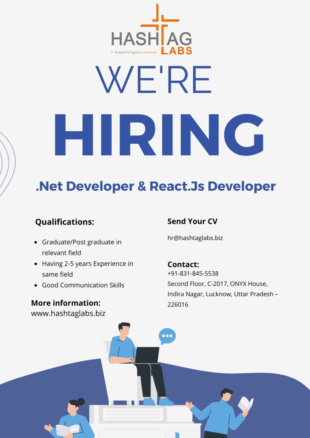 HashTag Labs India on LinkedIn: #dotnetdeveloper #reactjsdeveloper # ... HashTag Labs India on LinkedIn: #dotnetdeveloper #reactjsdeveloper # ...