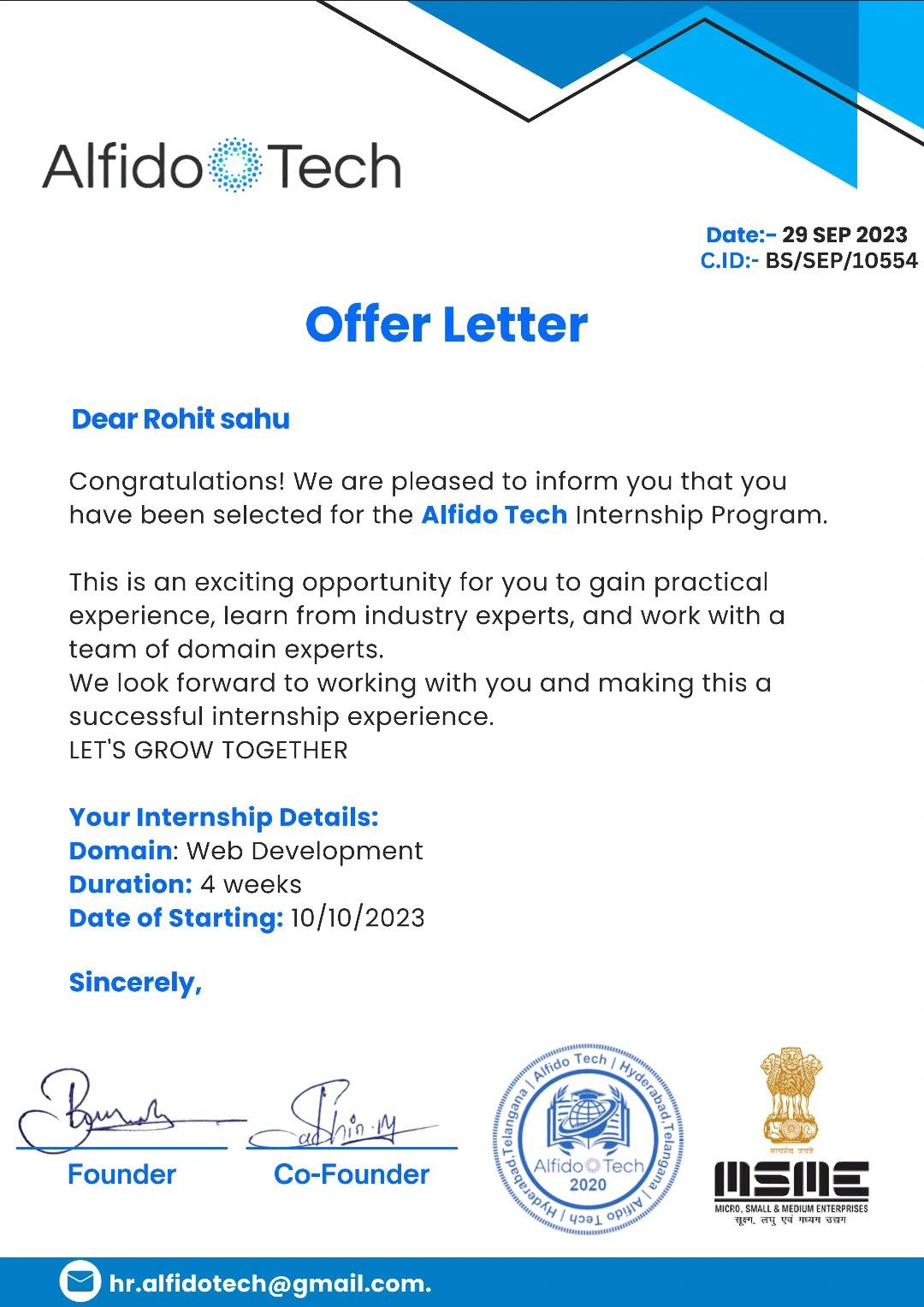 Rohit sahu posted on LinkedIn Rohit sahu posted on LinkedIn
