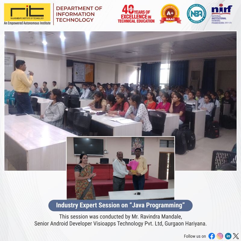 Rajarambapu Institute of Technology, Rajaramnagar, SAKHARALE on ... Rajarambapu Institute of Technology, Rajaramnagar, SAKHARALE on ...