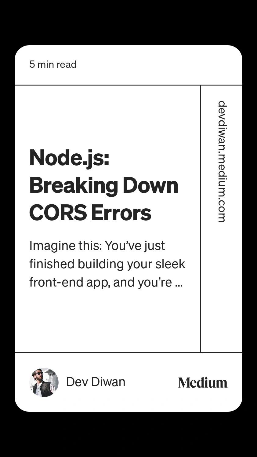 How to Fix CORS Errors in Node.js | Sameem Abbas posted on the topic ... How to Fix CORS Errors in Node.js | Sameem Abbas posted on the topic ...