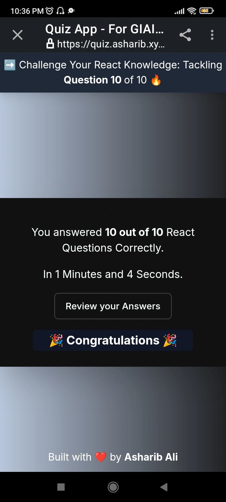 Saniya Kanwal on LinkedIn: #giaic #react #nextjs #quiz Saniya Kanwal on LinkedIn: #giaic #react #nextjs #quiz