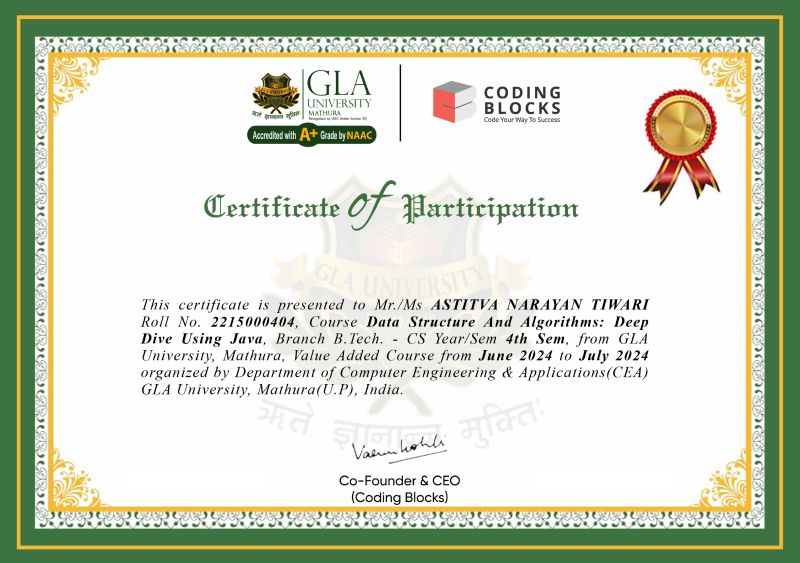Astitva Narayan Tiwari on LinkedIn: #coding # ... Astitva Narayan Tiwari on LinkedIn: #coding # ...