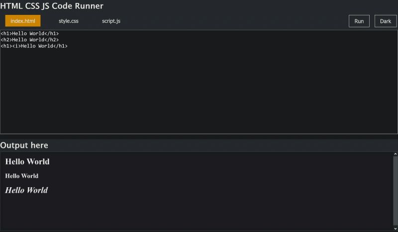 Rizwan Akbar on LinkedIn: HTML, CSS, and JavaScript code runner that is ... Rizwan Akbar on LinkedIn: HTML, CSS, and JavaScript code runner that is ...