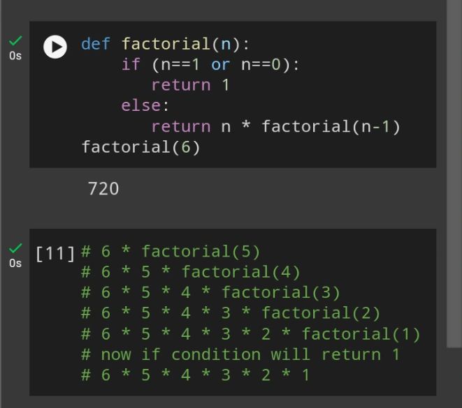 Syeda Amna on LinkedIn: #recursion #pythonprogramming #factorial # ... Syeda Amna on LinkedIn: #recursion #pythonprogramming #factorial # ...