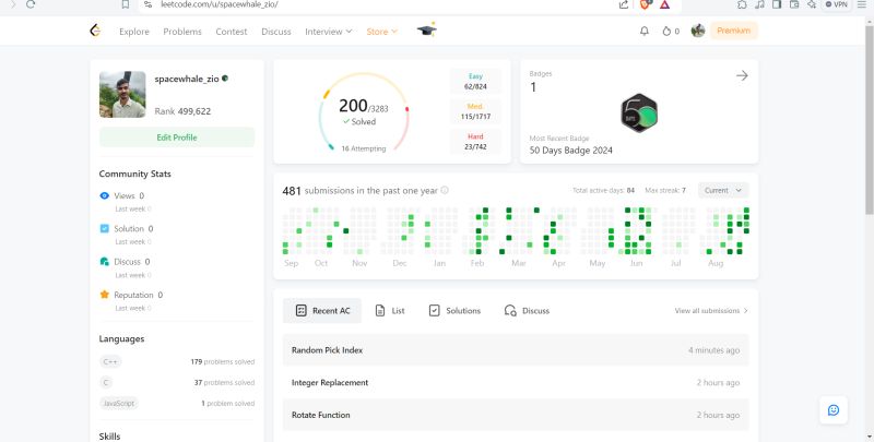 Aryan raj on LinkedIn: #codingjourney #problemsolving #dsa # ... Aryan raj on LinkedIn: #codingjourney #problemsolving #dsa # ...