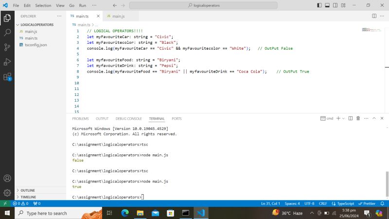 How TypeScript logical operators work in TypeScript | Aqsa Majeed ... How TypeScript logical operators work in TypeScript | Aqsa Majeed ...