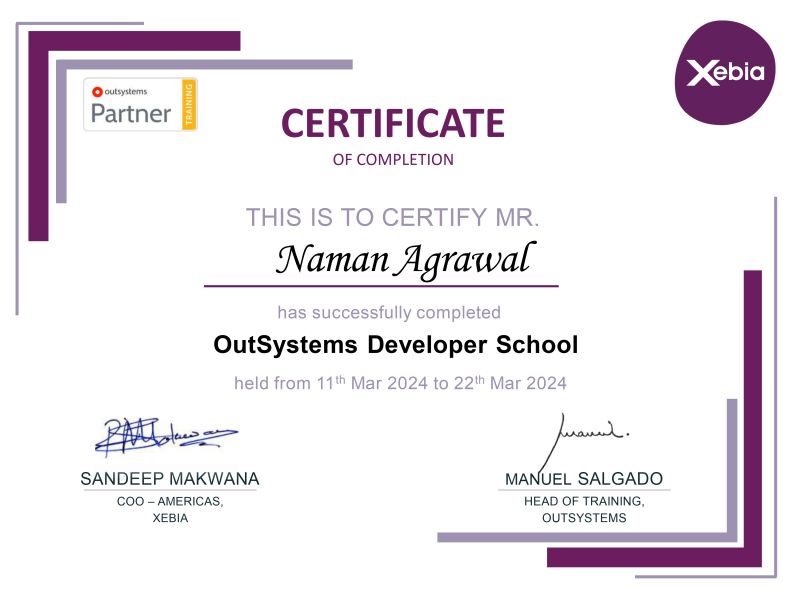 Naman Agrawal on LinkedIn: #outsystems #developer #lowcode Naman Agrawal on LinkedIn: #outsystems #developer #lowcode