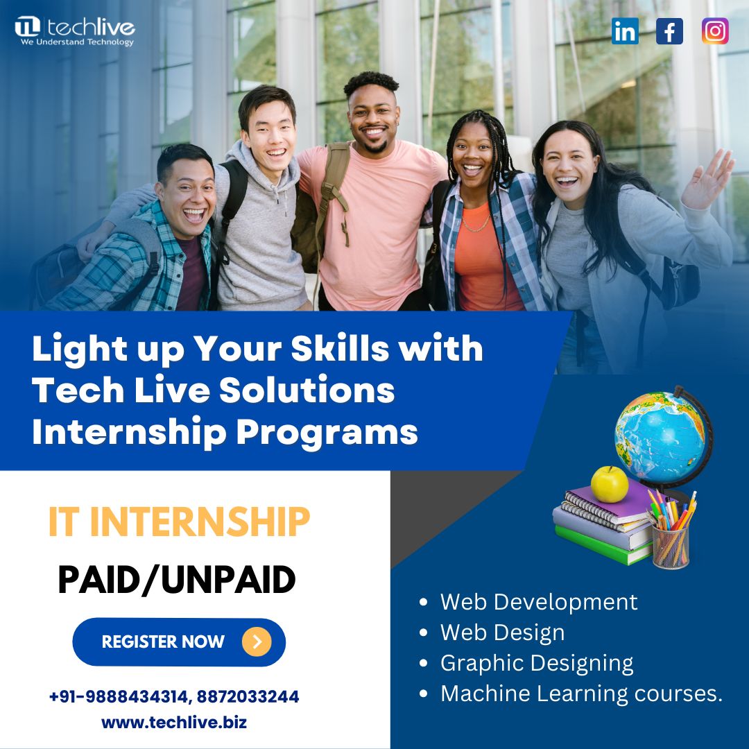 TECHLIVE SOLUTIONS on LinkedIn: #techinternship #careerboost # ... TECHLIVE SOLUTIONS on LinkedIn: #techinternship #careerboost # ...