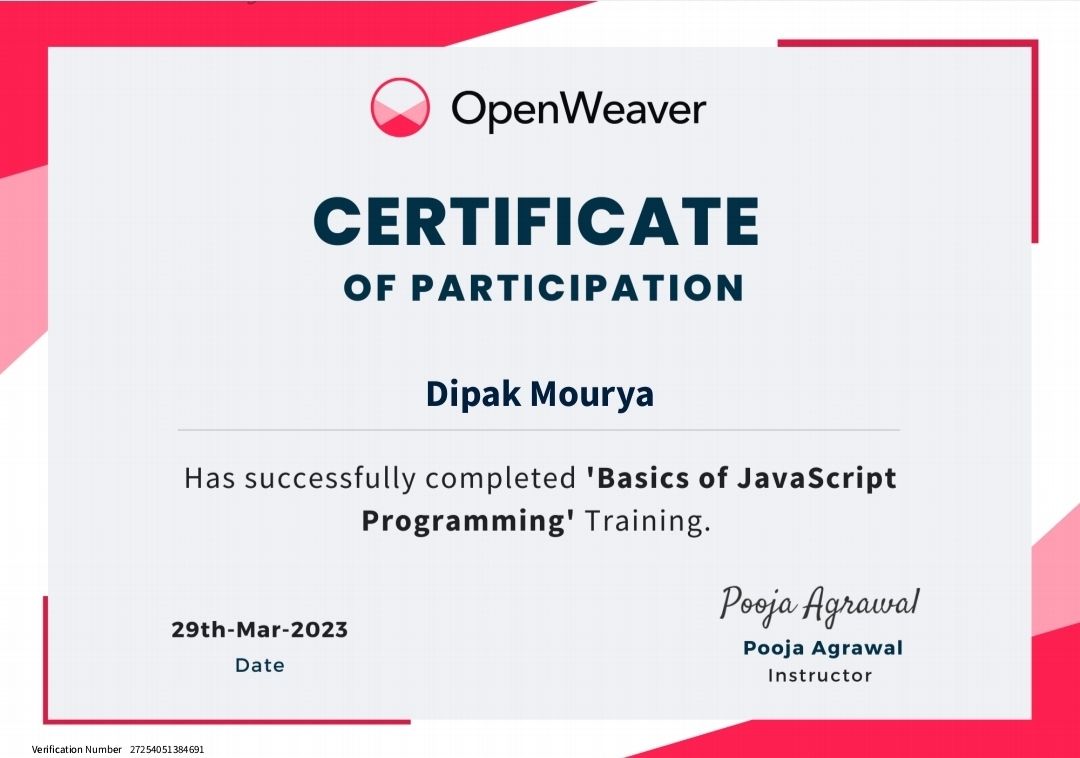 Dipak Mourya on LinkedIn: #connections #html #css #javascript Dipak Mourya on LinkedIn: #connections #html #css #javascript