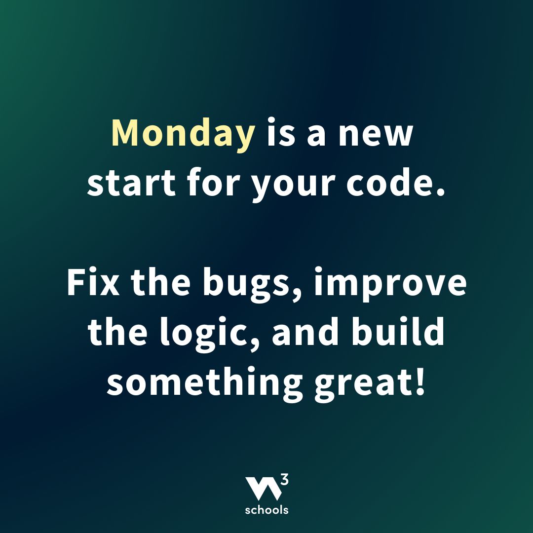 W3Schools.com on LinkedIn: #code #it #tech #code #w3schools #webdevelopment W3Schools.com on LinkedIn: #code #it #tech #code #w3schools #webdevelopment
