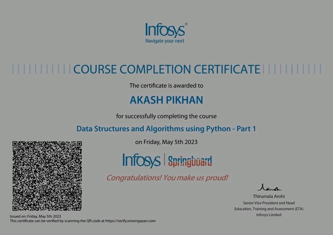 Akash pikhan on LinkedIn: #data #algorithms #python #structures # ... Akash pikhan on LinkedIn: #data #algorithms #python #structures # ...