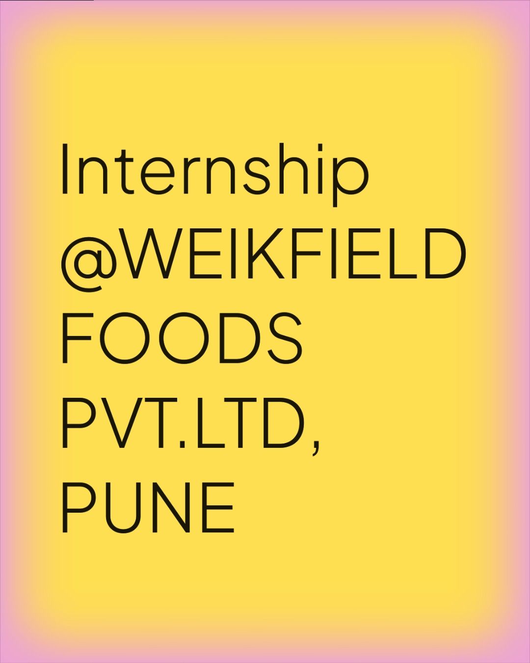 sanket kshirsagar on LinkedIn: #share #internship #weikfield sanket kshirsagar on LinkedIn: #share #internship #weikfield