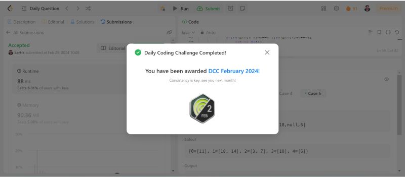 Kartik Garg on LinkedIn: #leetcode #codingchallenge #dailystreak Kartik Garg on LinkedIn: #leetcode #codingchallenge #dailystreak