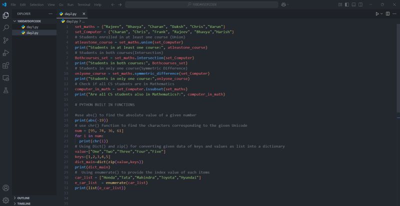 Rama Shankar Singh on LinkedIn: #100daysofcode #100daysofcode #python # ... Rama Shankar Singh on LinkedIn: #100daysofcode #100daysofcode #python # ...